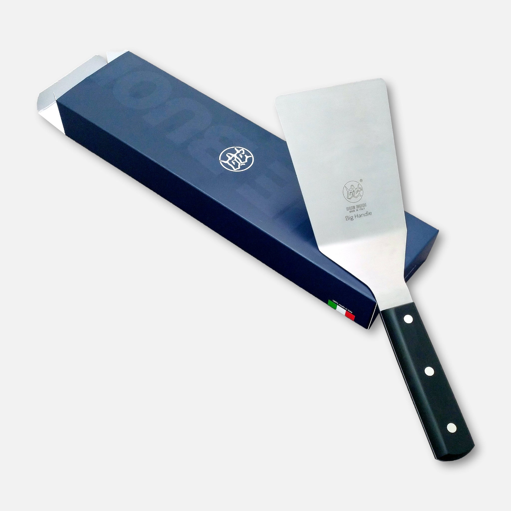 DUE BUOI | "SMASH&LIFT" Big Handle Regular Wide Spatula - Black Techni ...
