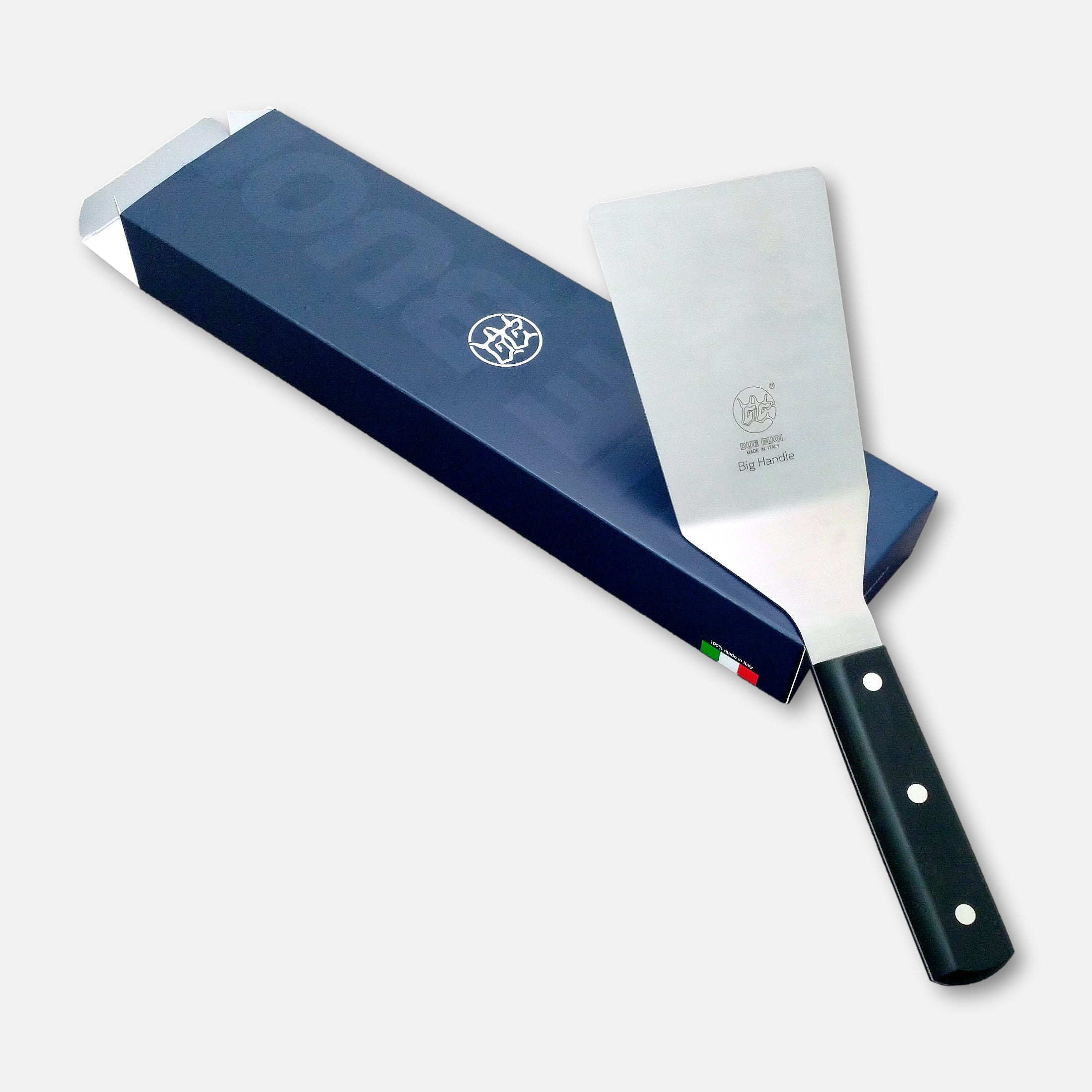DUE BUOI | "SMASH&LIFT" Big Handle Regular Wide Spatula - Black Techni ...