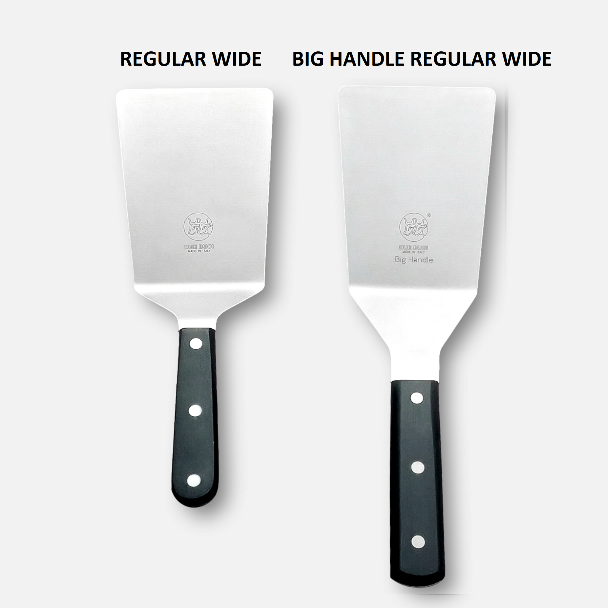 DUE BUOI | "SMASH&LIFT" Big Handle Regular Wide Spatula - Black Techni ...