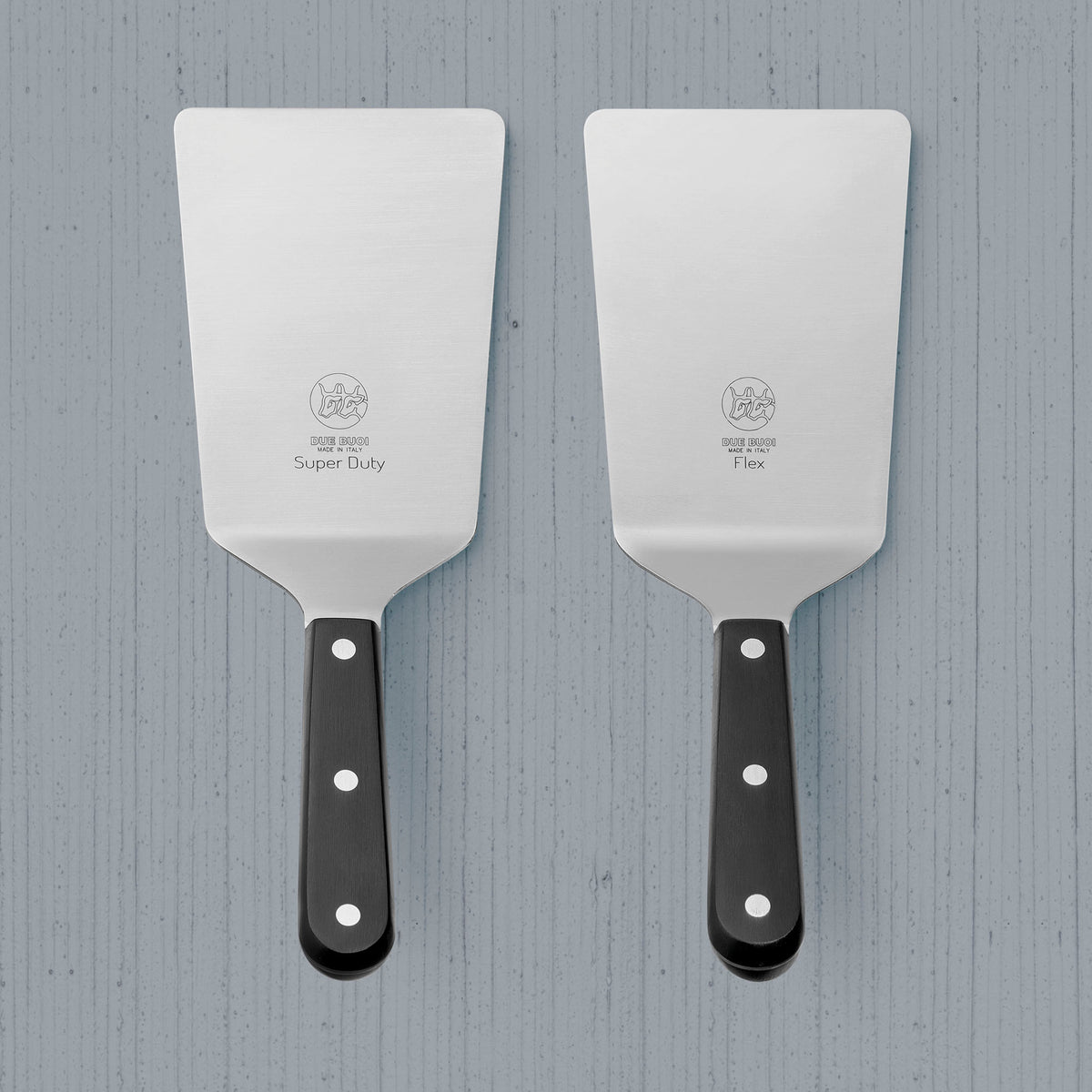 SET 2 Wide Stainless Steel Spatulas | Due Buoi Spatula Store