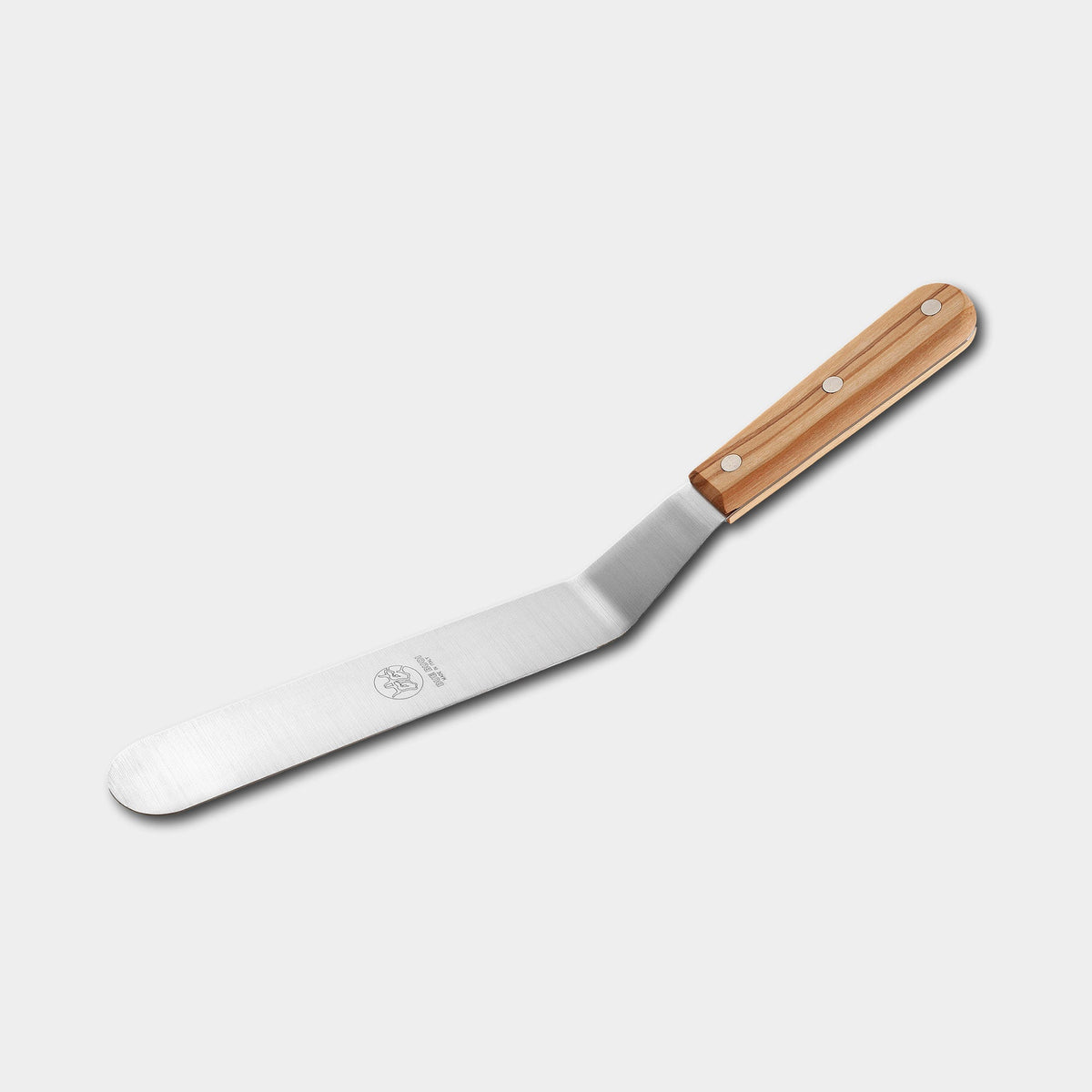 DUE BUOI | Icing Offset Spatula - Olive Wood Handle – Due Buoi Spatula